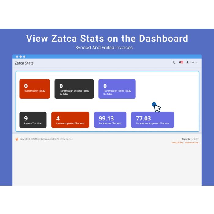 Saudi Arabia ZATCA Phase 2 E Invoicing Compliant Extension for Magento2