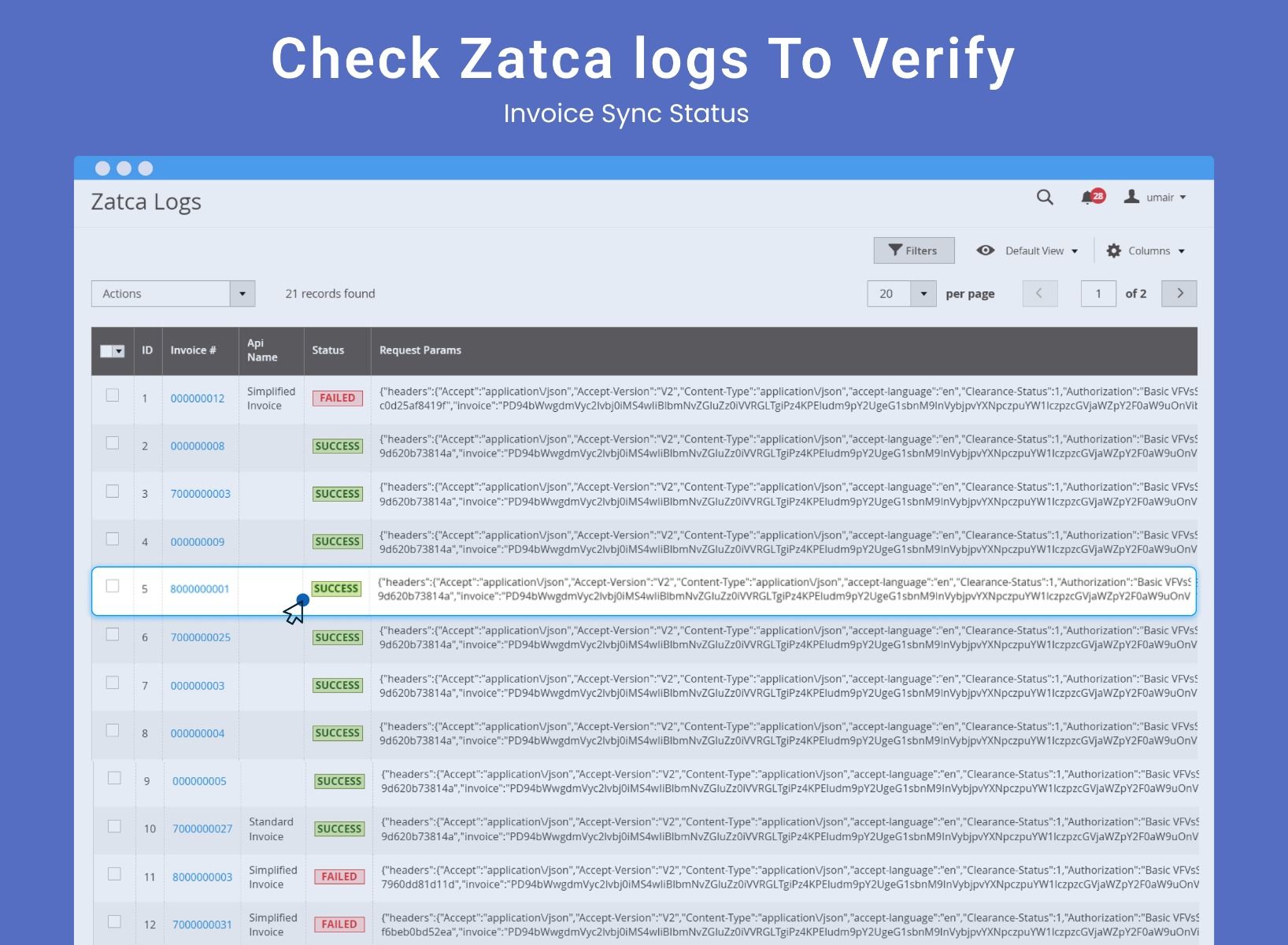 Saudi Arabia ZATCA Phase 2 E Invoicing Compliant Extension for Magento2