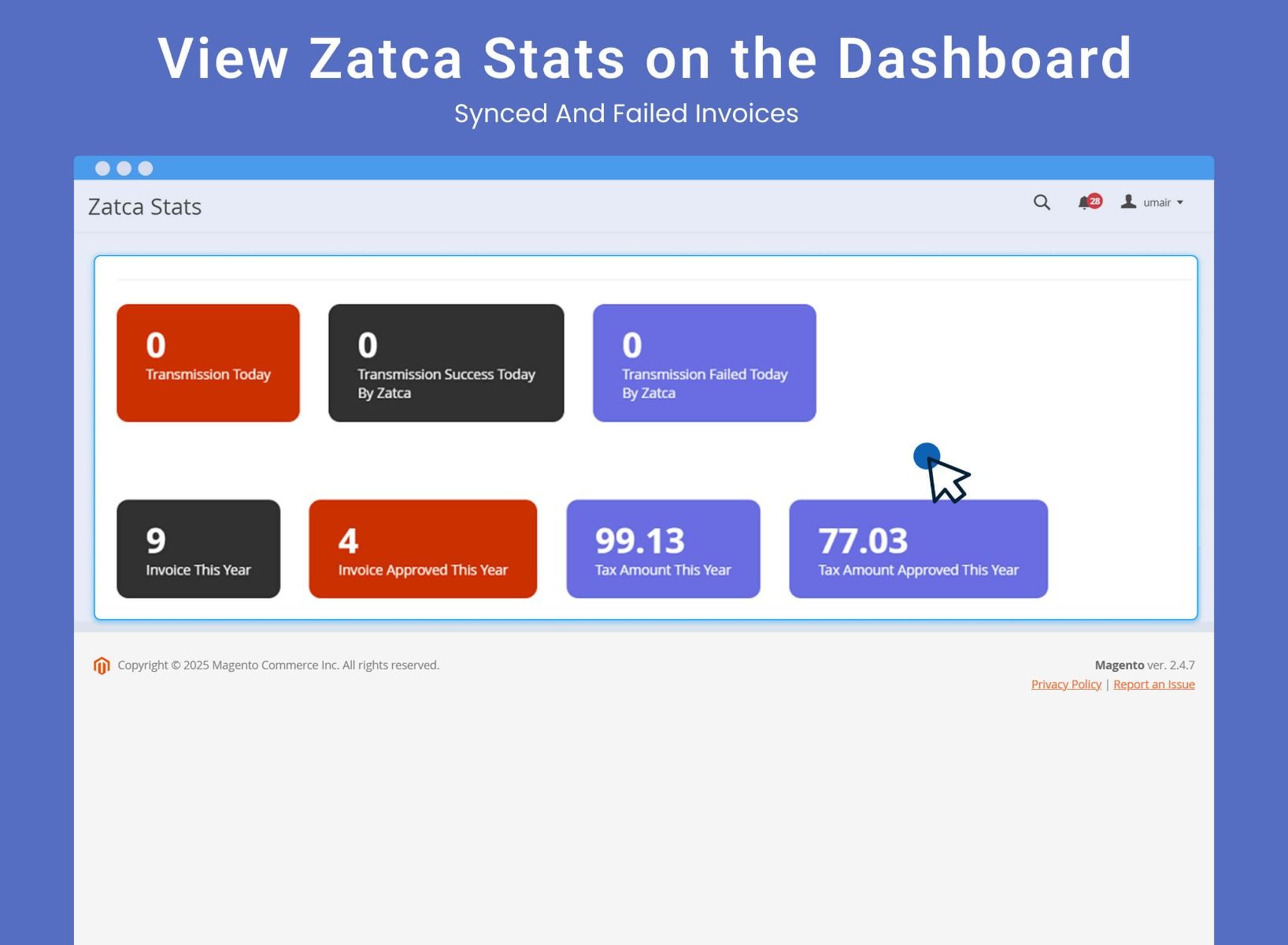 Saudi Arabia ZATCA Phase 2 E Invoicing Compliant Extension for Magento2