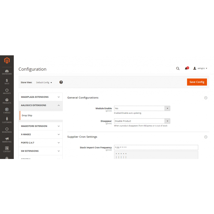 AliExpress Dropshipping Magento 2 Extension